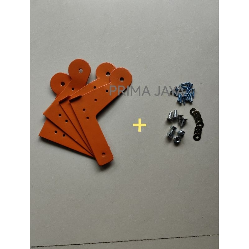 Master Brand Aluminum Ladder Hinges FREE Bolt Nut | Shopee Philippines