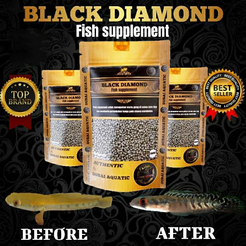 Black diamond fish pellet food increases the bar, raises flowers in ...
