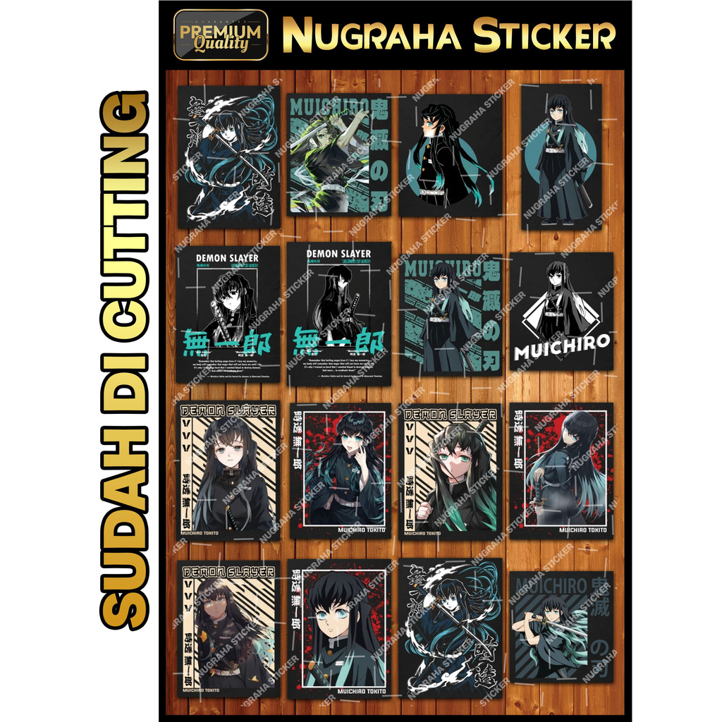 416pcs Sticker Muichiro Tokito Demon Slayer - Muichiro Tokito Kimetsu ...
