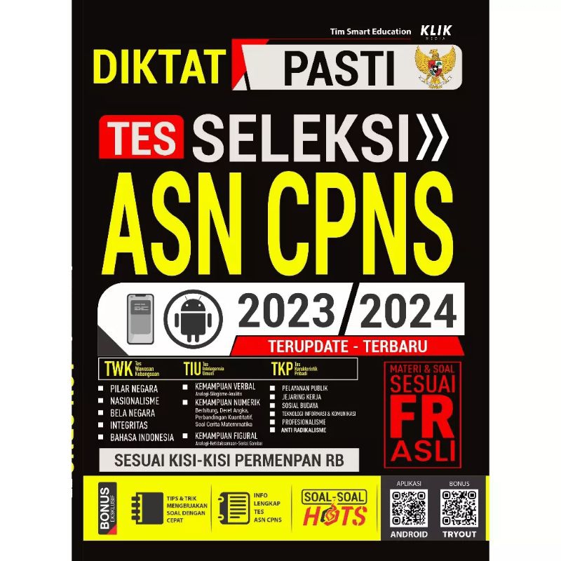 Cpns Book!! Dictat Definitely ASN CPNS 2023/2024 Selection Test By ...