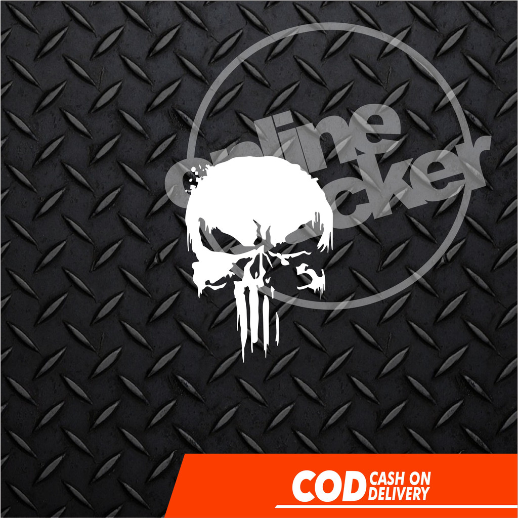 Sticker The Punisher/Skull | Cutting On | Shopee Philippines