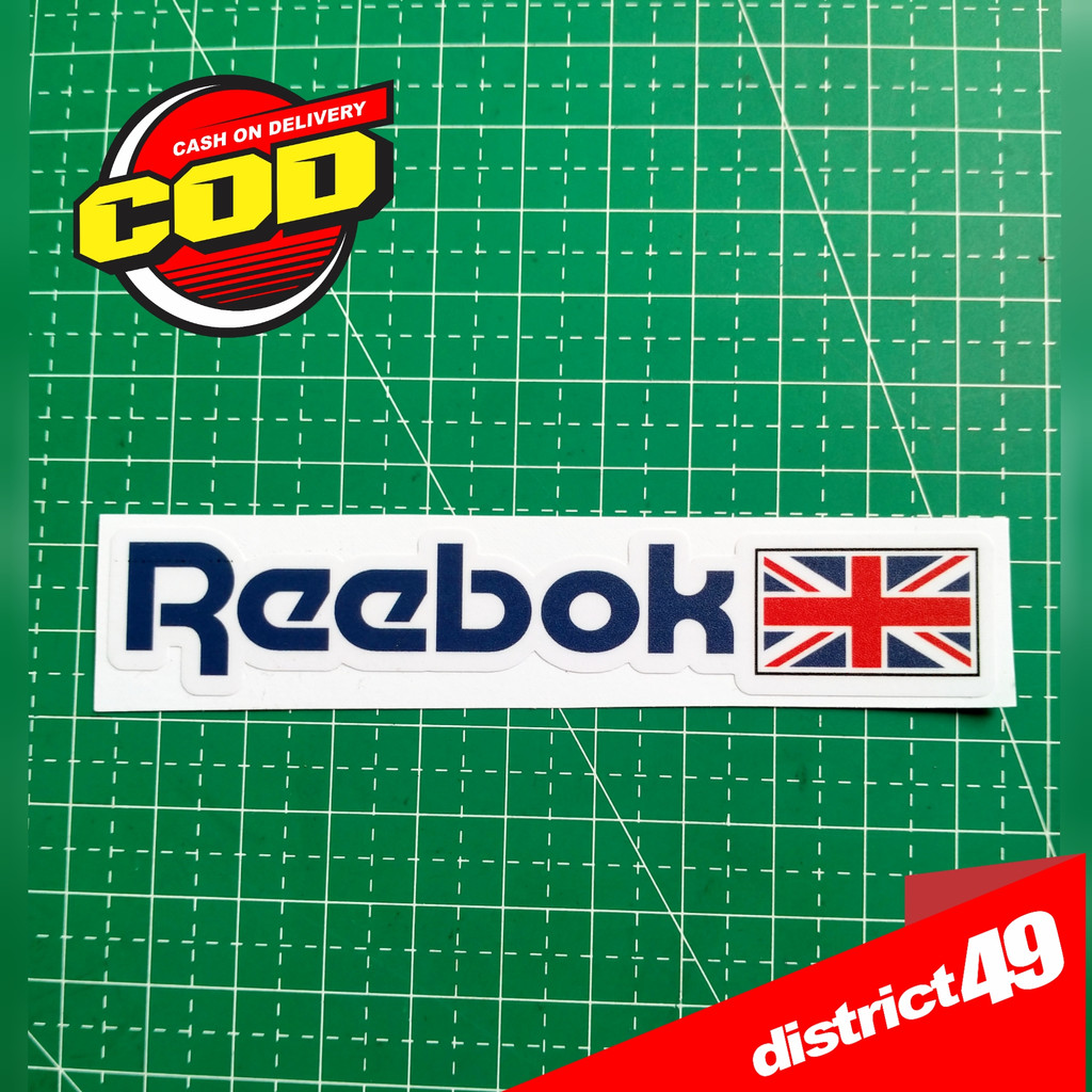 Waterproof Laminate print and cut Stickers - REEBOK Stickers - Sports ...