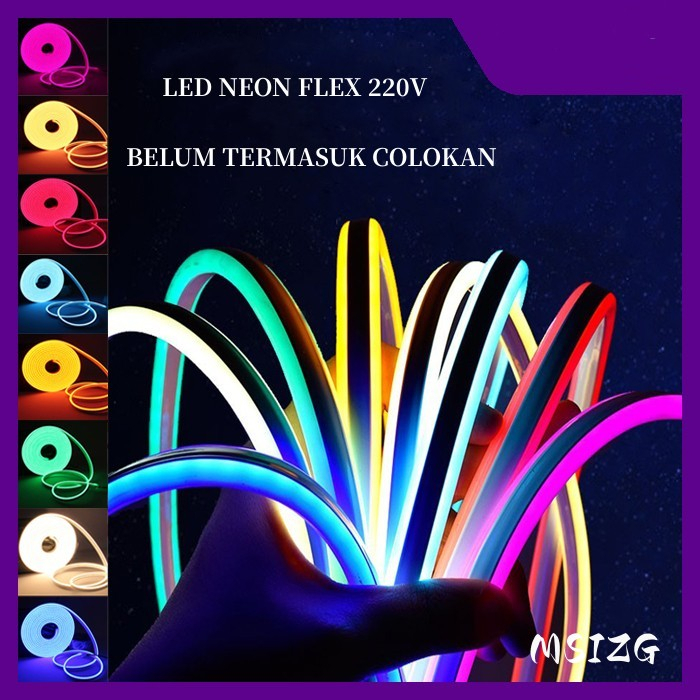 Flexible LED Neon Flex LED Light Meter 1 Meter - 50Meter 220V IP65 ...