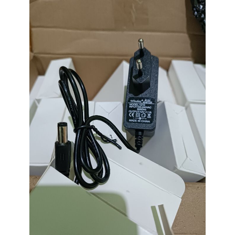 Stb Adapter, Cctv 12v 1a New Big Jack 5.5x2, 1mm | Shopee Philippines