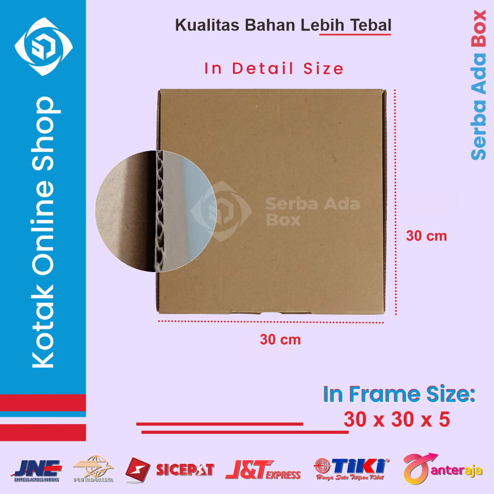 Cardboard 30x30x5 CM/PIZZA BOX/BOX/BOX/Cardboard BOX/BOX PACKING ...