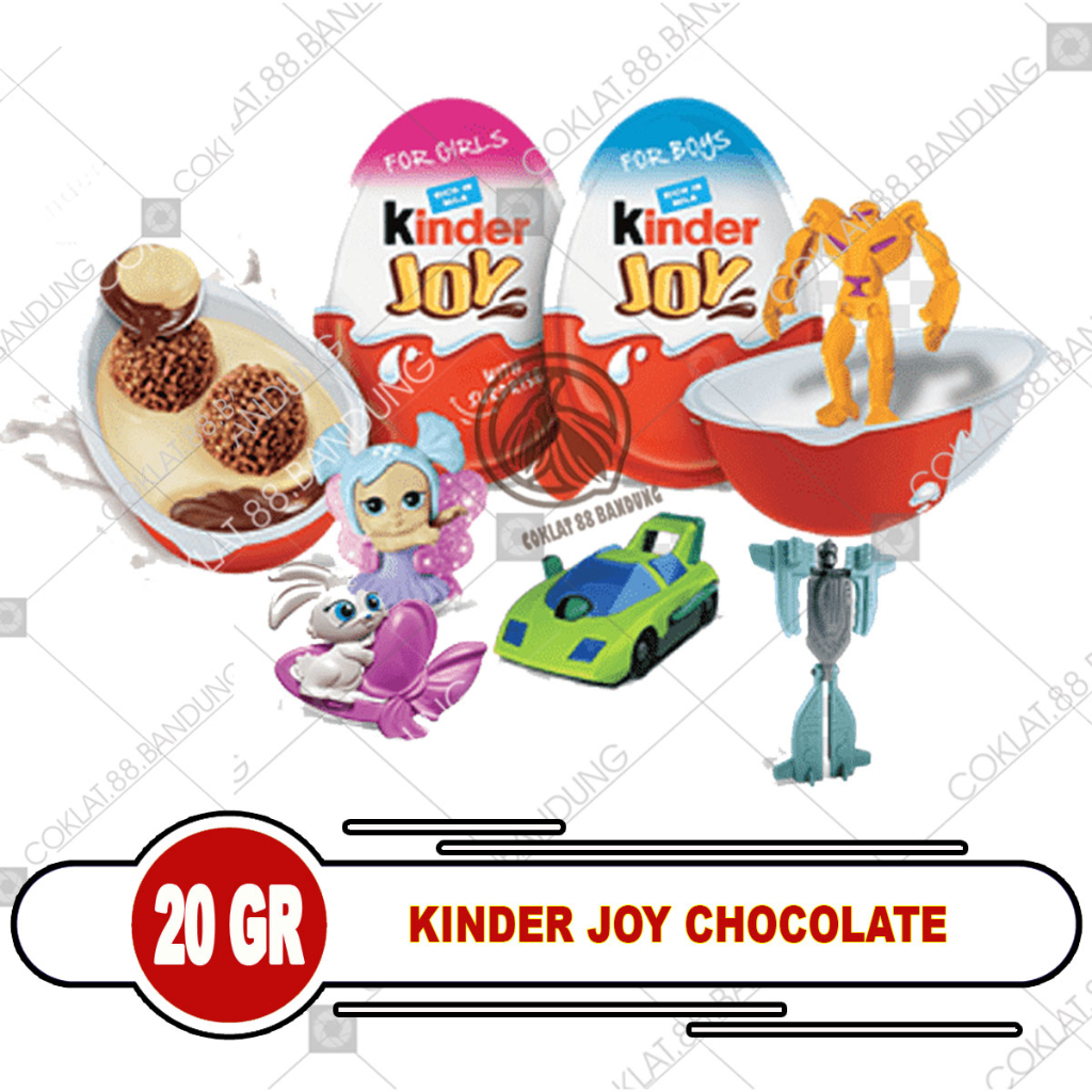 Kinder JOY BOY GIRLS 20gr, FERRERO KINDER JOY GIRL CREAMY 20 GRAM ...