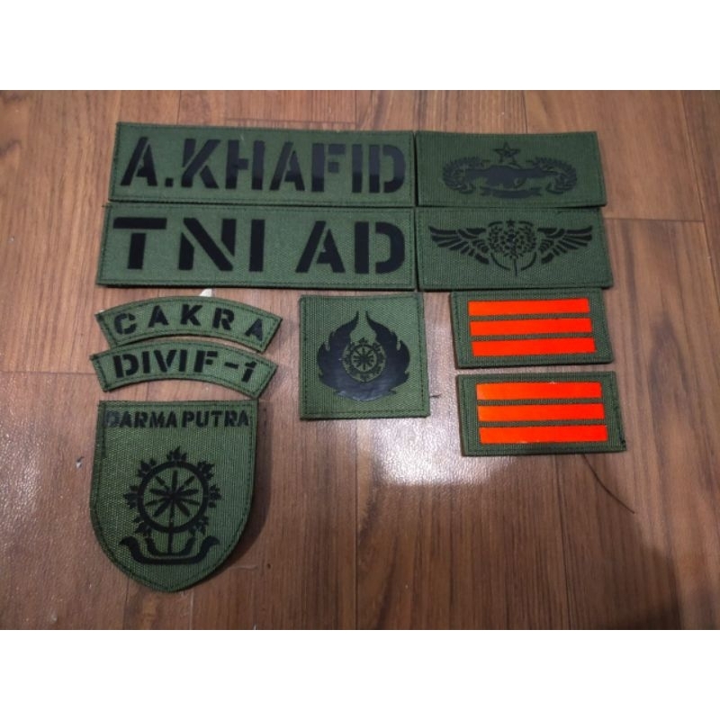 Laser Patch PDL TNI Nameplate | Shopee Philippines