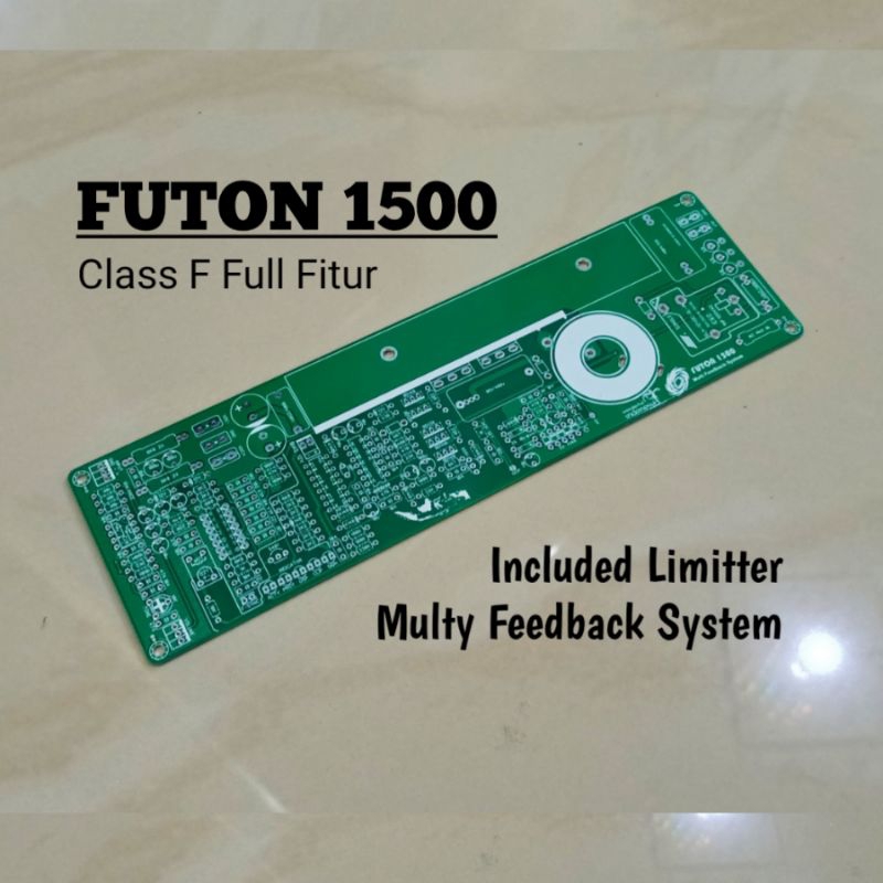 Pcb Class D D1K5 Dual Layer FUTON 1500, Class D Multi Feedback Limitter ...