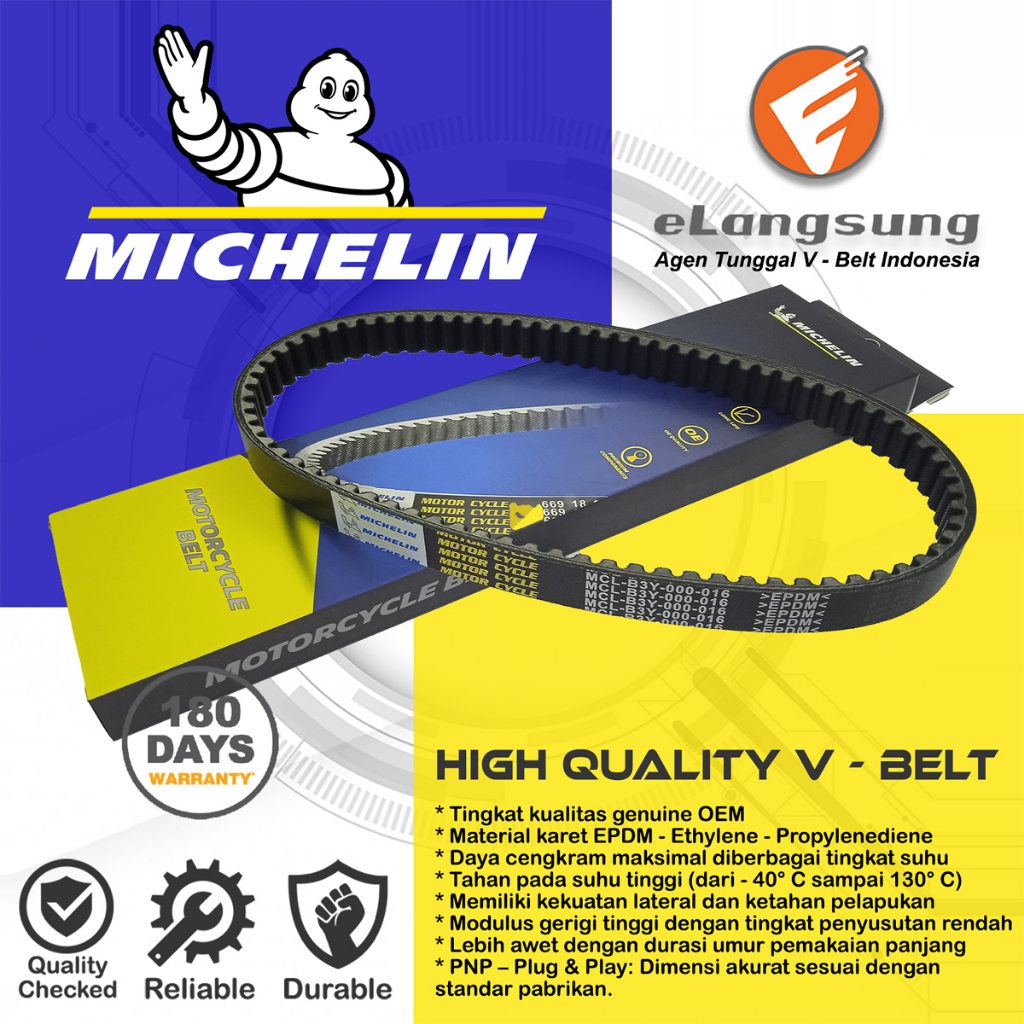 Michelin Van Belt Fazzio, Grand Filano B3Y 180 Day Warranty - eLangsung ...