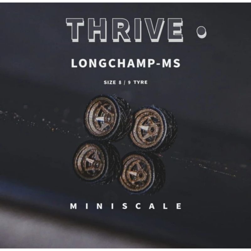 Custom Miniscale Thrive Wheels 1/64 Longchamp Tires | Shopee Philippines