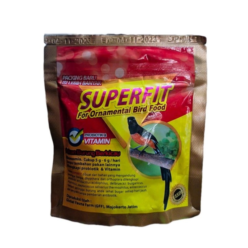 SUPER FIT GOLD BIRD FEED HIGH PROTEIN FOR MURAI BIRD ANIS ETC SUPERFIT ...