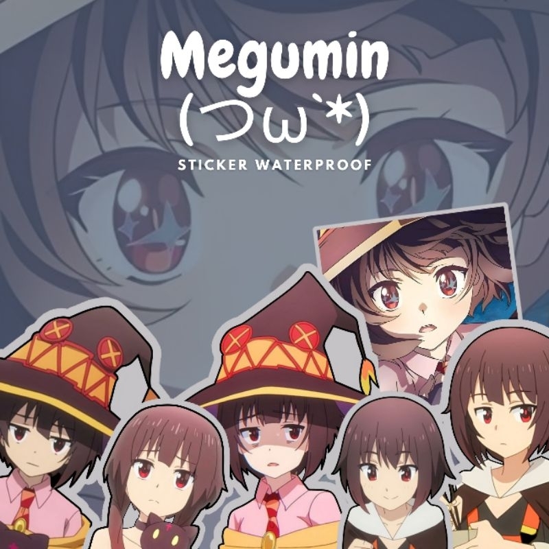 Konosuba MEGUMIN ANIME STICKER (WATERPROOF) | Shopee Philippines