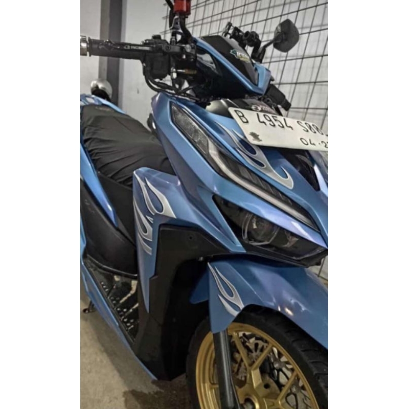 TRANSPARENT STRIPING VARIO NEW 2018 2020 VARIO 125 150 LED NEW CUSTOM ...
