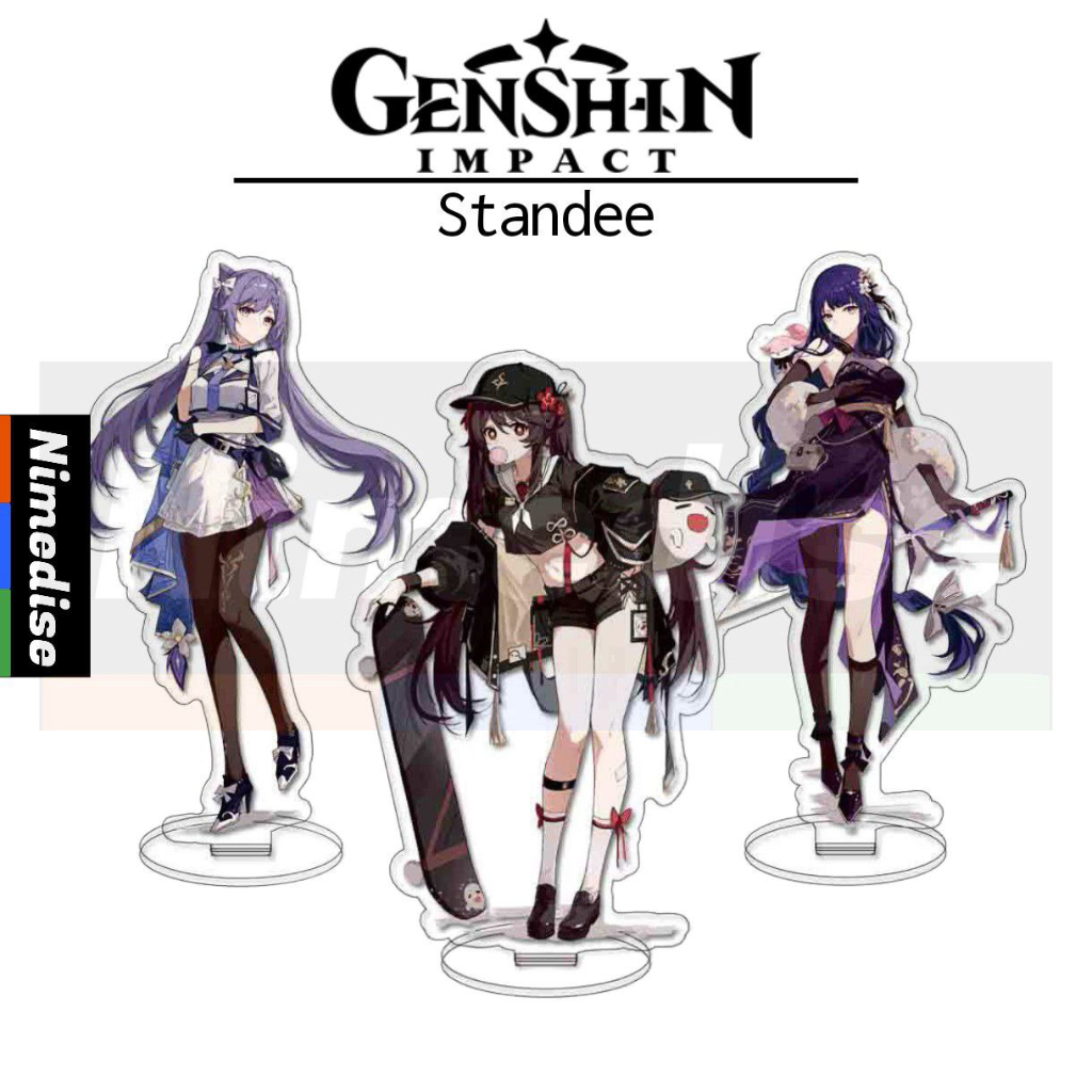 Acrylic Standee Genshin Impact Stand Large Acrylic Stand 15cm Clear ...