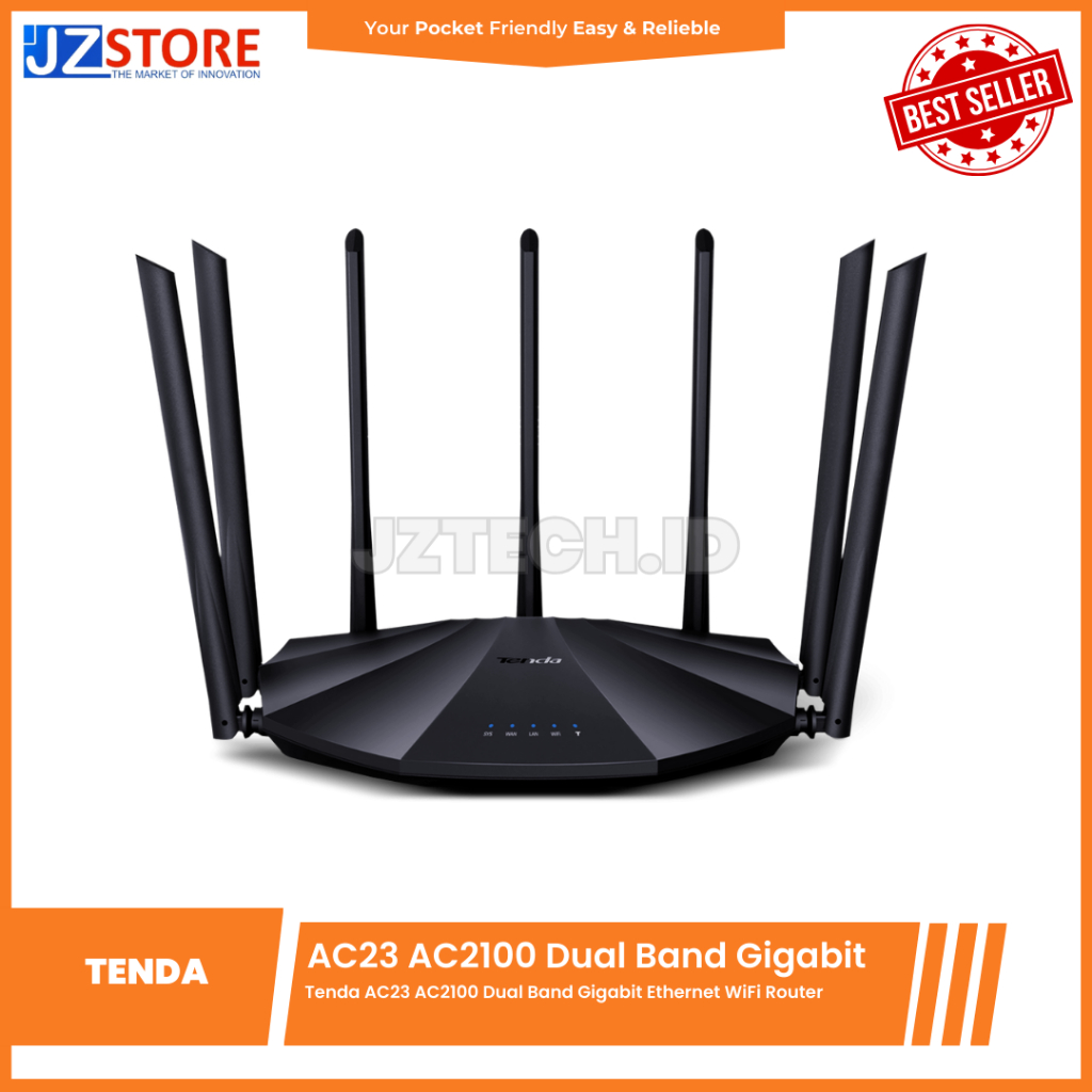 Tenda AC23 AC2100 Dual Band Gigabit Ethernet WiFi Router | Shopee ...