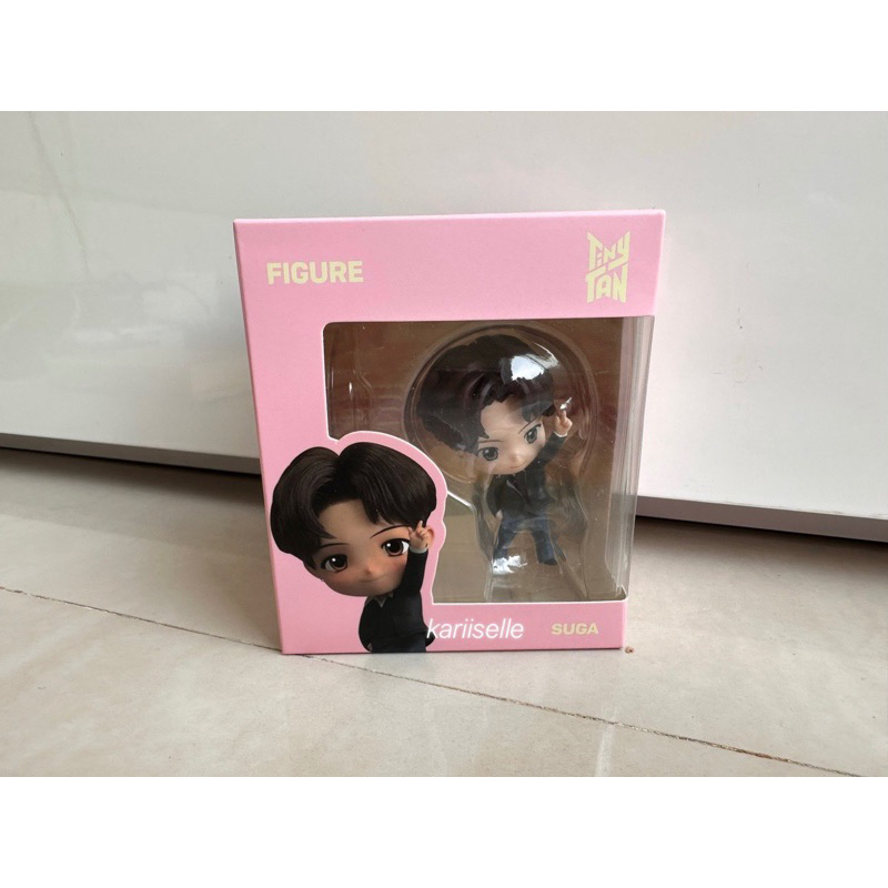 BTS SUGA TINY TAN MINI FIGURE DYNAMITE VER 1 version pc photocard ...