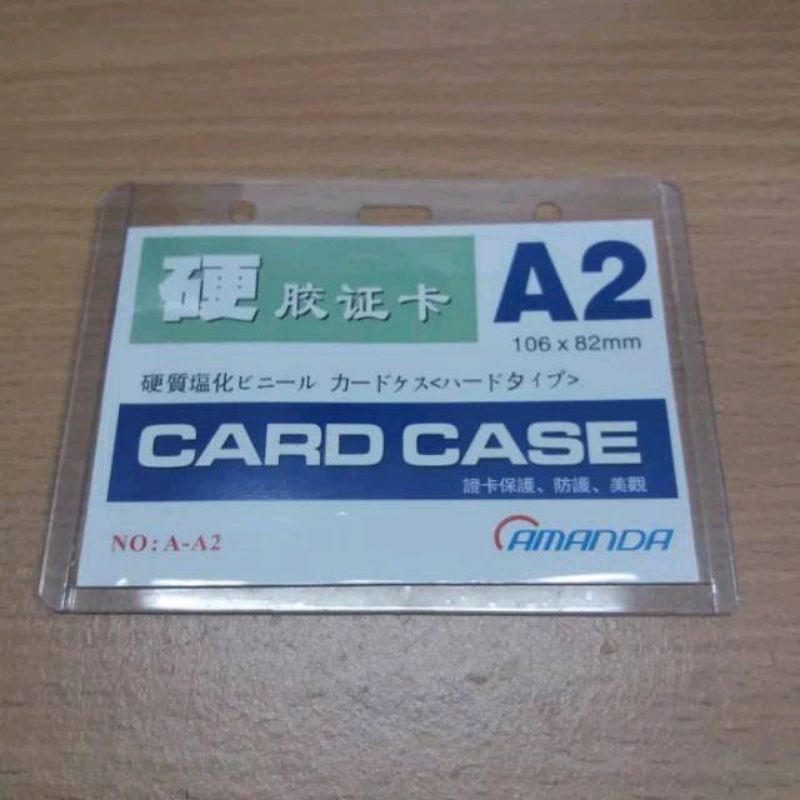Plastic ID Card A2 Landscape / Card Case A2 Plastic Committee | Shopee ...