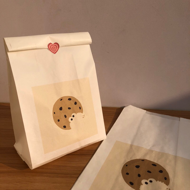 PUTIH Packaging White envelope with Monster cookie aesthetic vintage ...