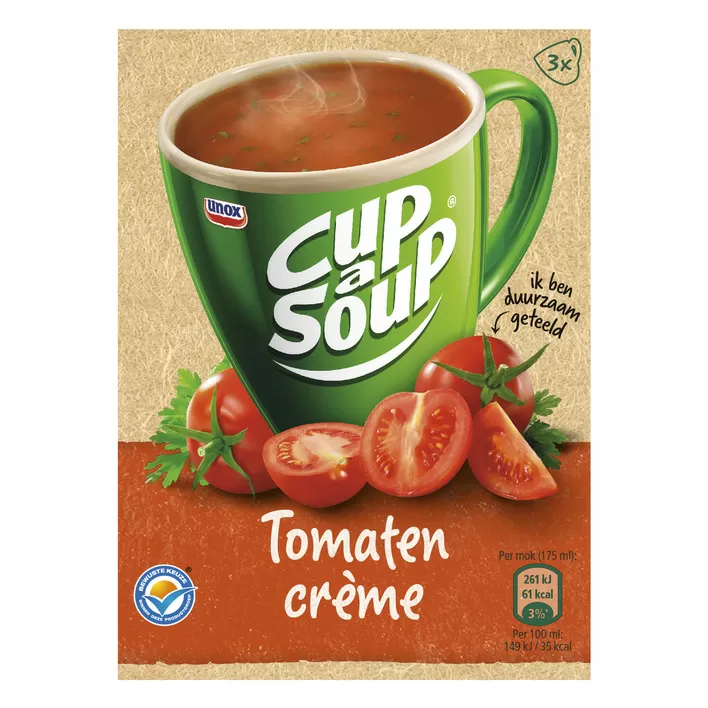 Holland Unox Cup Soup Toa­Ma ma ma­Ten Creme - Dutch Tomato Cream Soup ...