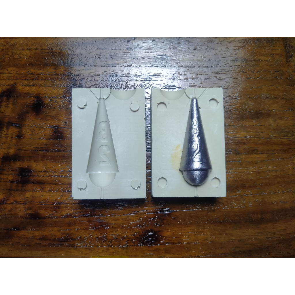 Molding Tin Pendulum Mold Fishing Rod Ice Cream Cone Model B2 45gr Lead ...