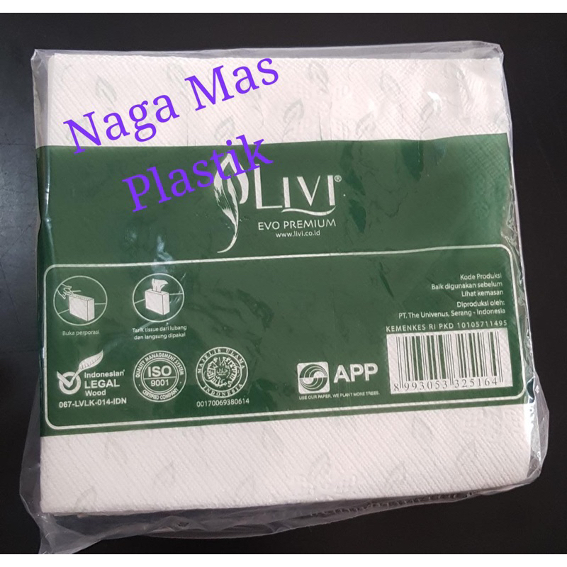 Livi dining tissue / Nafkin tissue 100s. | Shopee Philippines