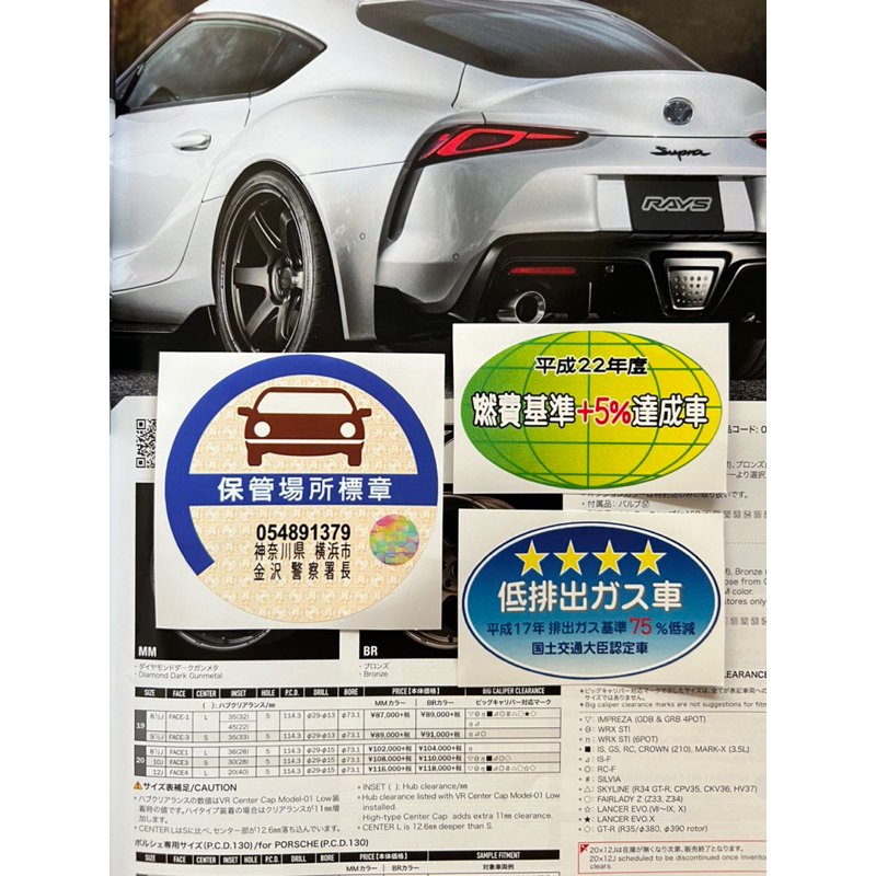 Japanese tax Emission And parking JDM sticker set | Shopee Philippines