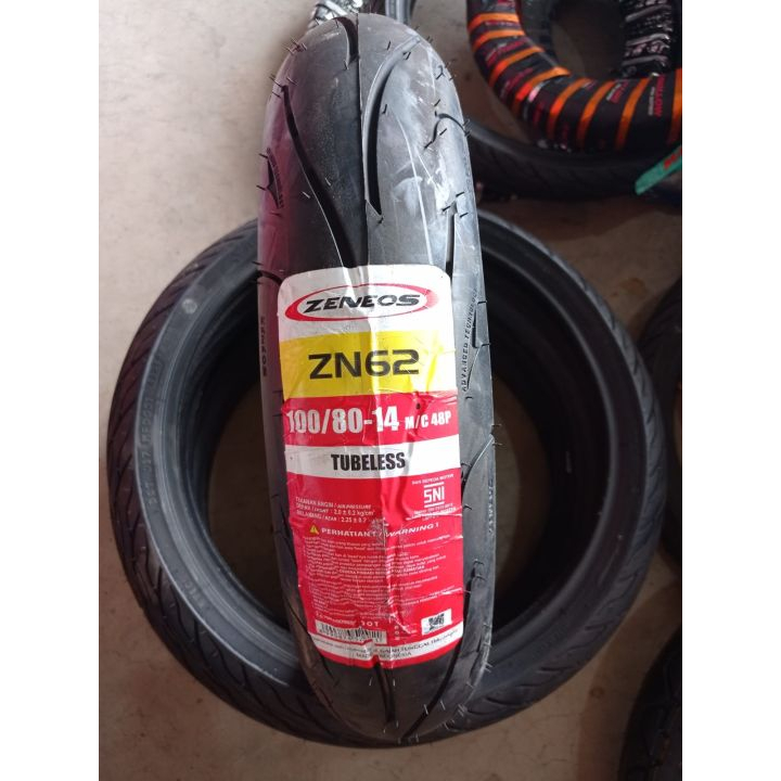 ZENEOS PCX Ring 14 Motorcycle Tires Uk 100/80-14 (Front) Tubeless PCX ...