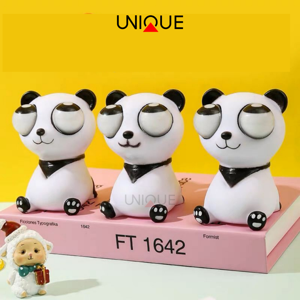 MATA UNIQUE VIRAL BIG EYE PANDA SQUISHY TOY | Shopee Philippines