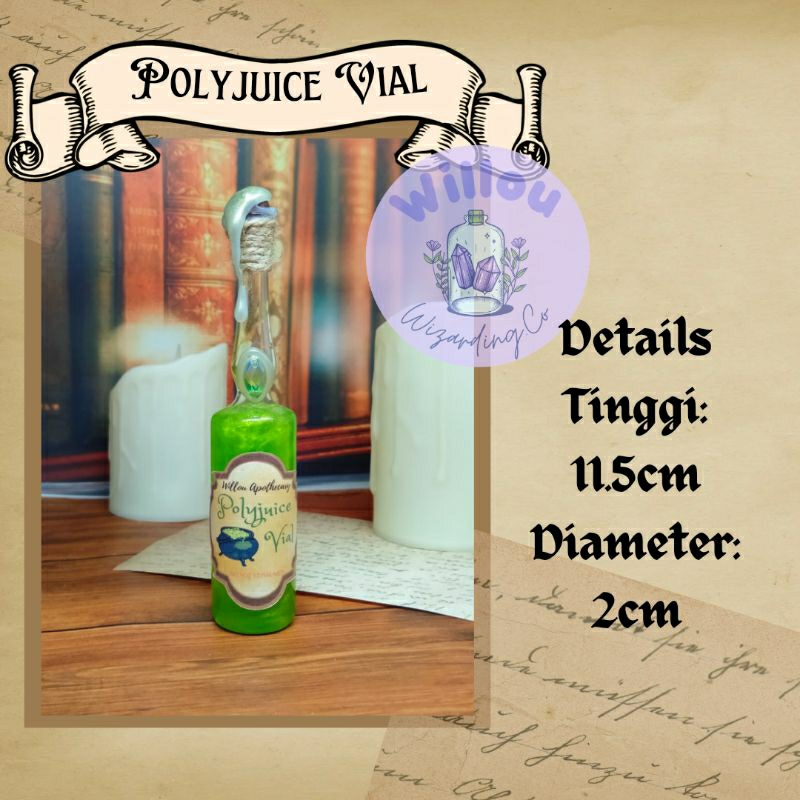 Harry Potter Magic Potion Polyjuice Potion Vial Halloween Potterhead ...
