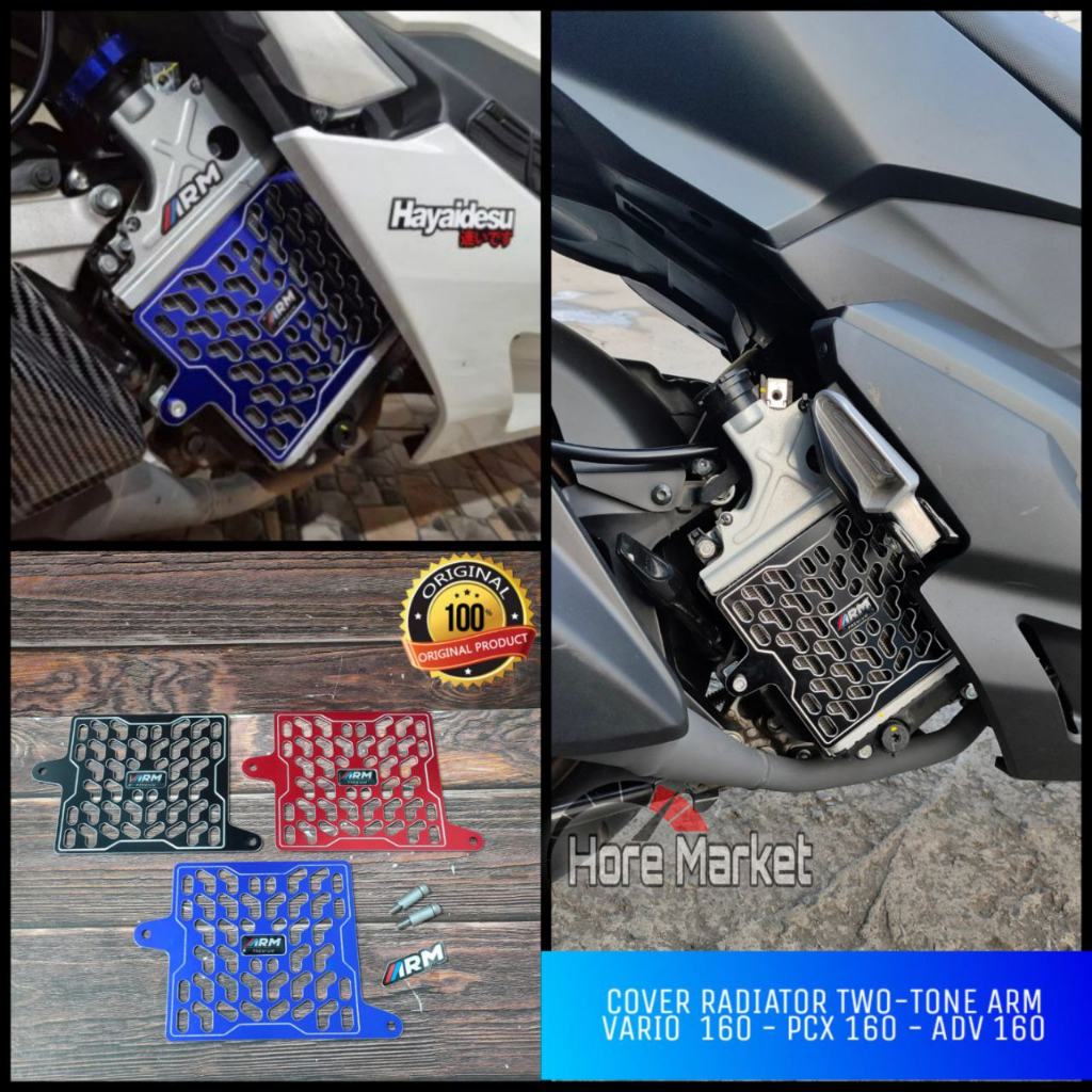 Cover RADIATOR ARM VARIO 160 ABS CBS PCX 160 ADV 160 CNC PREMIUM 2023 ...