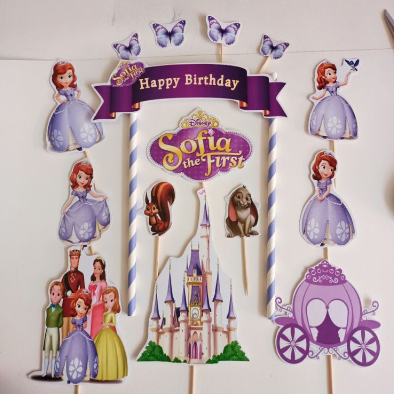 Princess Sofia Birthday cake Topper | Shopee Philippines