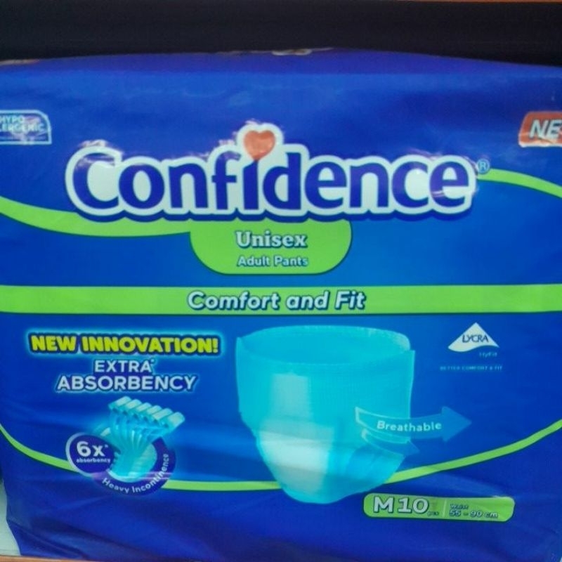 Confidence HEAVY FLOW Adult Pants Diapers M10 | Shopee Philippines