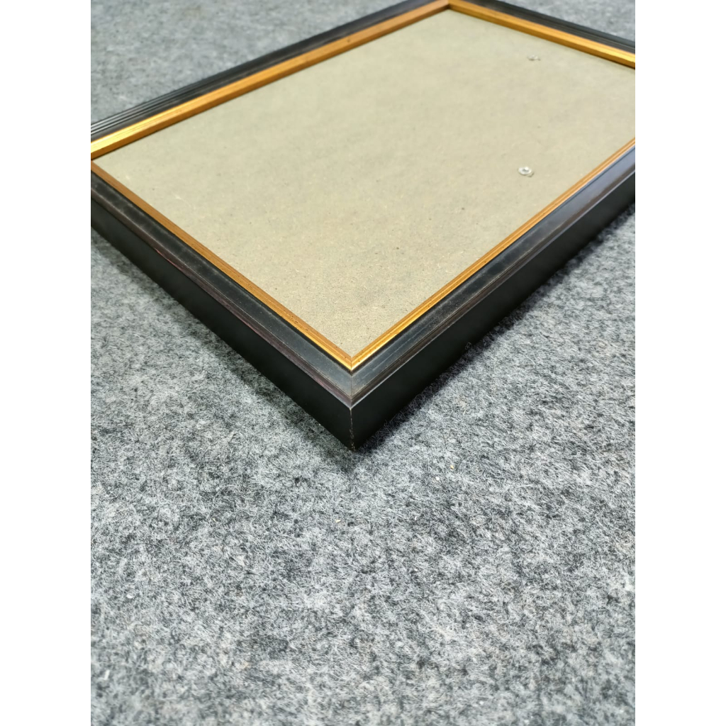 HITAM KAYU Photo Frame / Black Wooden Frame Certificate Profile ...
