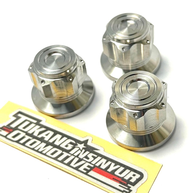 Original Heng Vario Xmax Nmax Aerox Stainless Rear Axle Nut (1 PCS ...