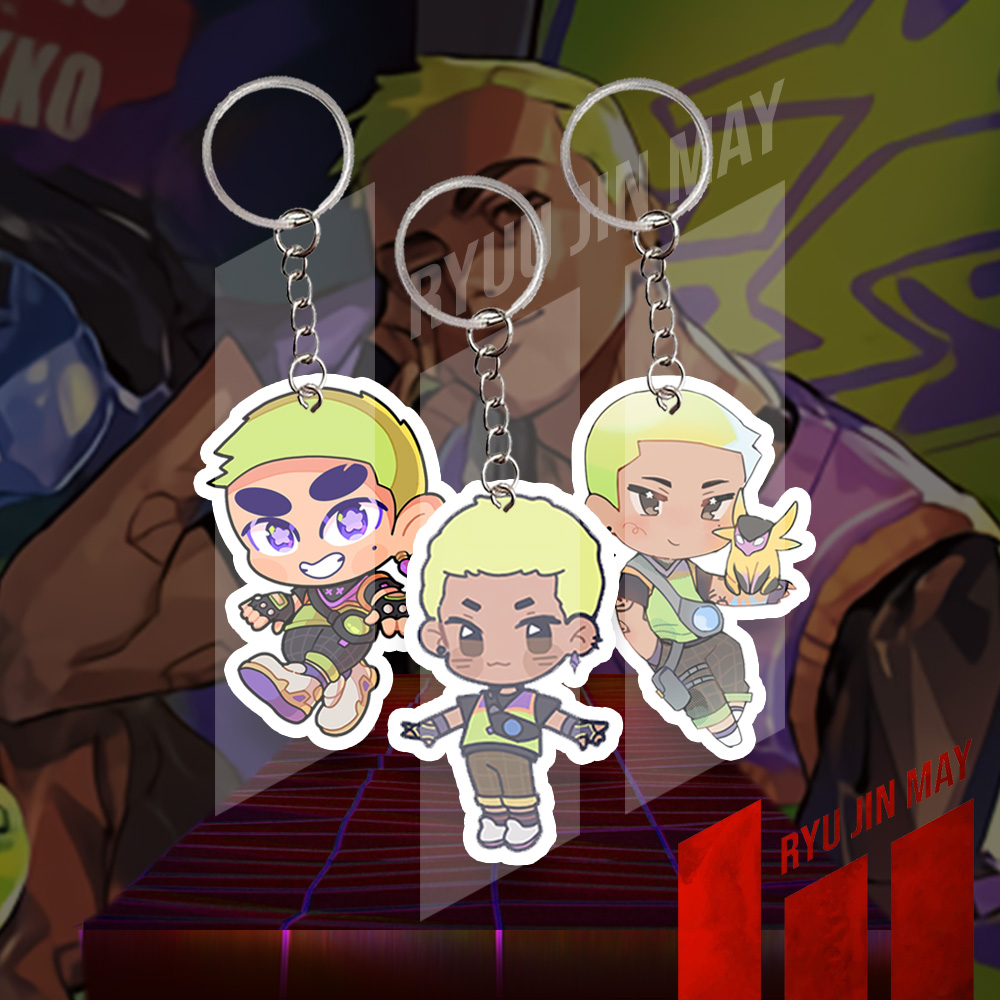 GANTUNGAN HP Keychain/keychain/cellphone Hanger - Valorant - Gekko ...