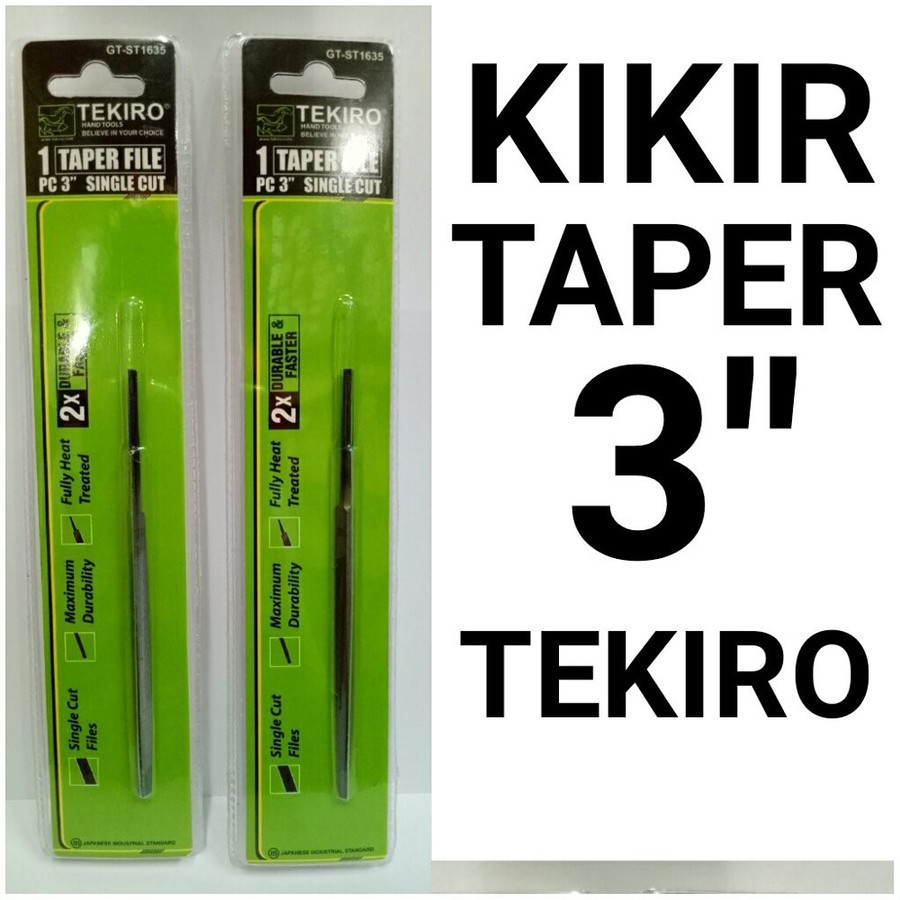 KAYU 3" Triangle File Tekiro Slim Taper Saw Files - 3 Inch Wood Saw ...