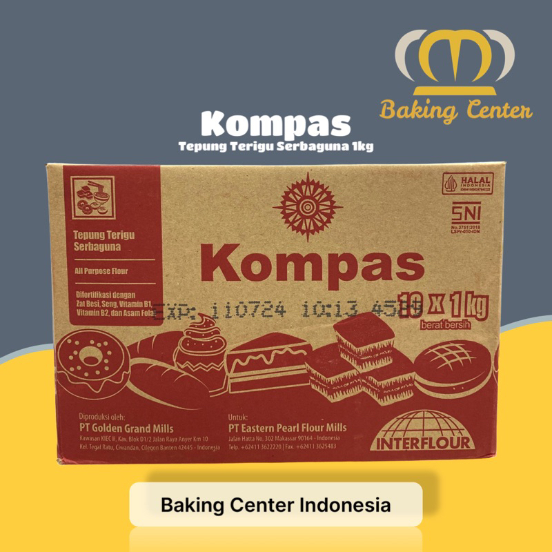 Premium Multipurpose Wheat Flour Compass 10x1kg | Shopee Philippines