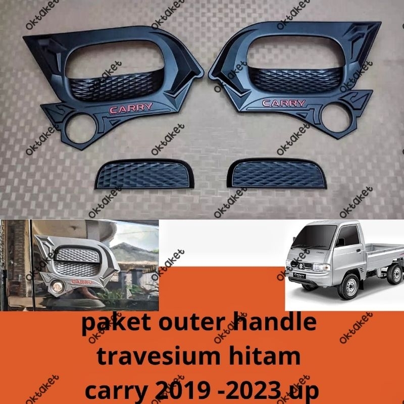 HITAM Carry outer handle package 2019 2020 2022 2023 Pick up Travesium ...
