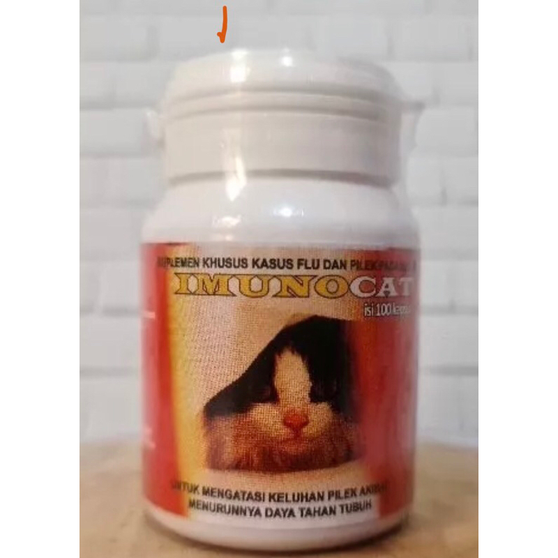 IMMUNOCAT cold and fever medicine for cats, price per capsule | Shopee ...