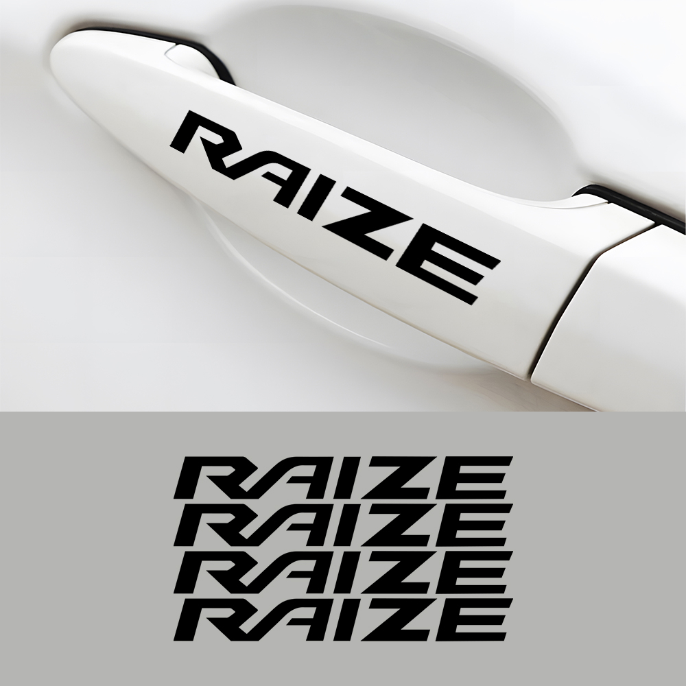 Toyota Raize Car Door Handle Sticker - Car Decal Sticker | Shopee ...