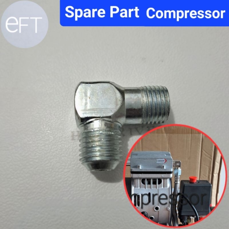 Oilless compressor elbow 3/4 - 1HP | Shopee Philippines