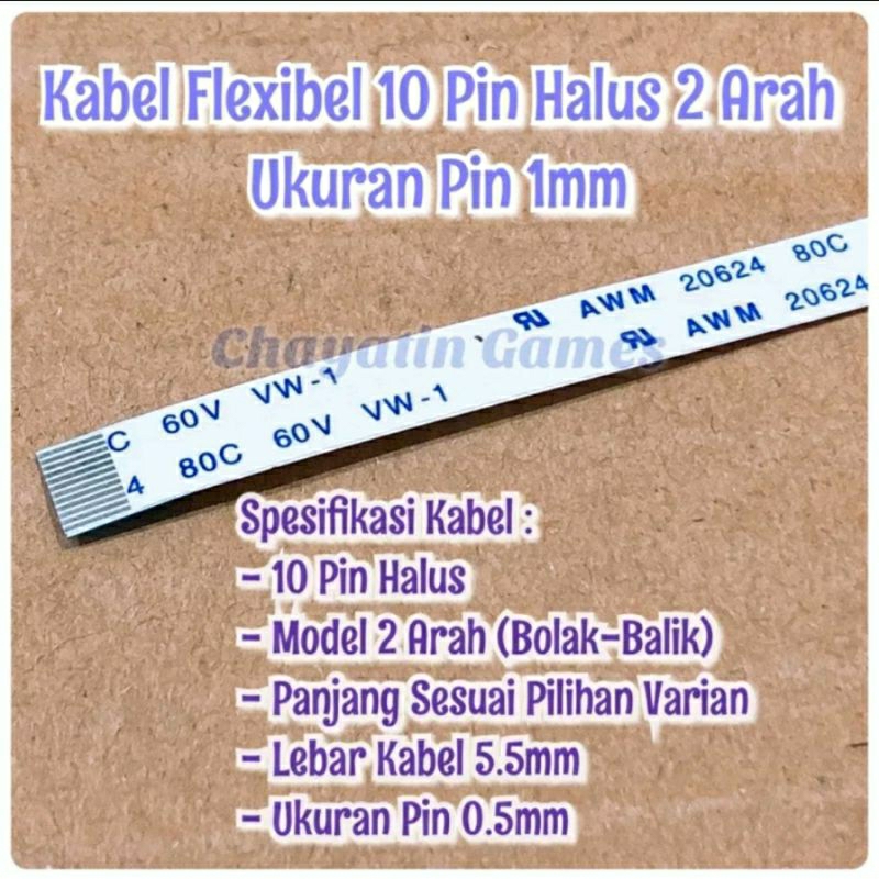 2-way Smooth 10-Pin Flexible Cable According To Variant - Pin Size 0 ...