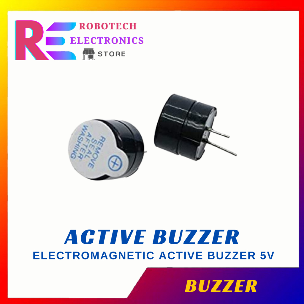 Buzzer ACTIVE 5V ELECTROMAGNETIC SPEAKER ALARM ACTIVE | Shopee Philippines
