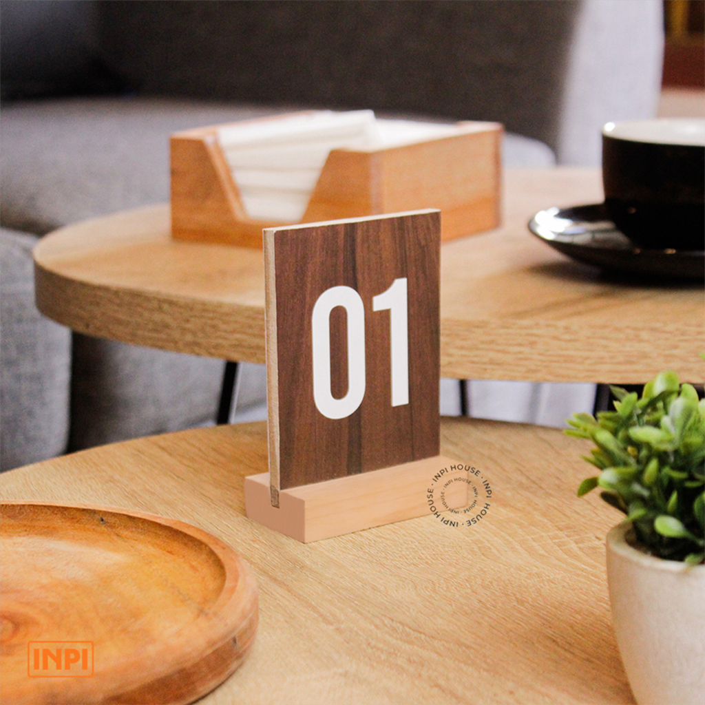Table number - dining table number sign - table number sign | Shopee ...