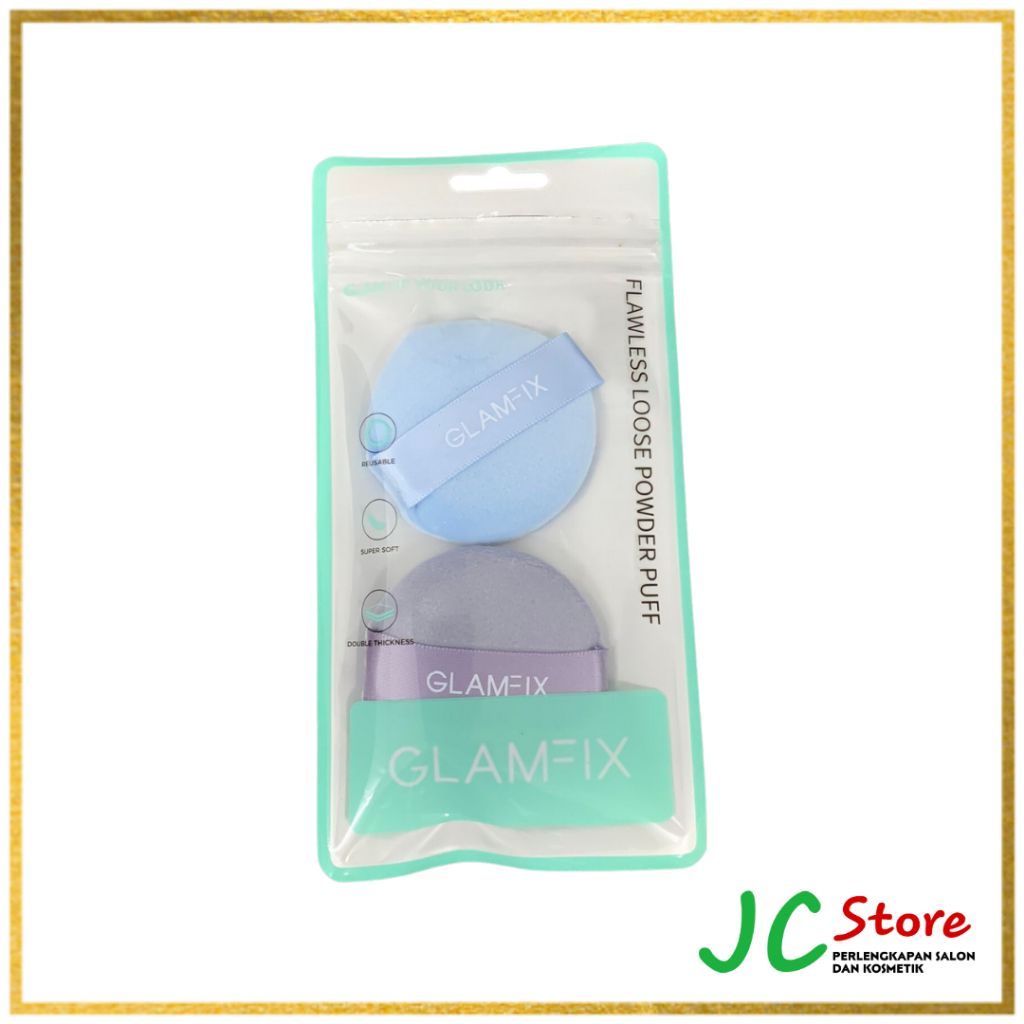 Glamfix Flawless Loose Powder Puff (2pcs) | Shopee Philippines