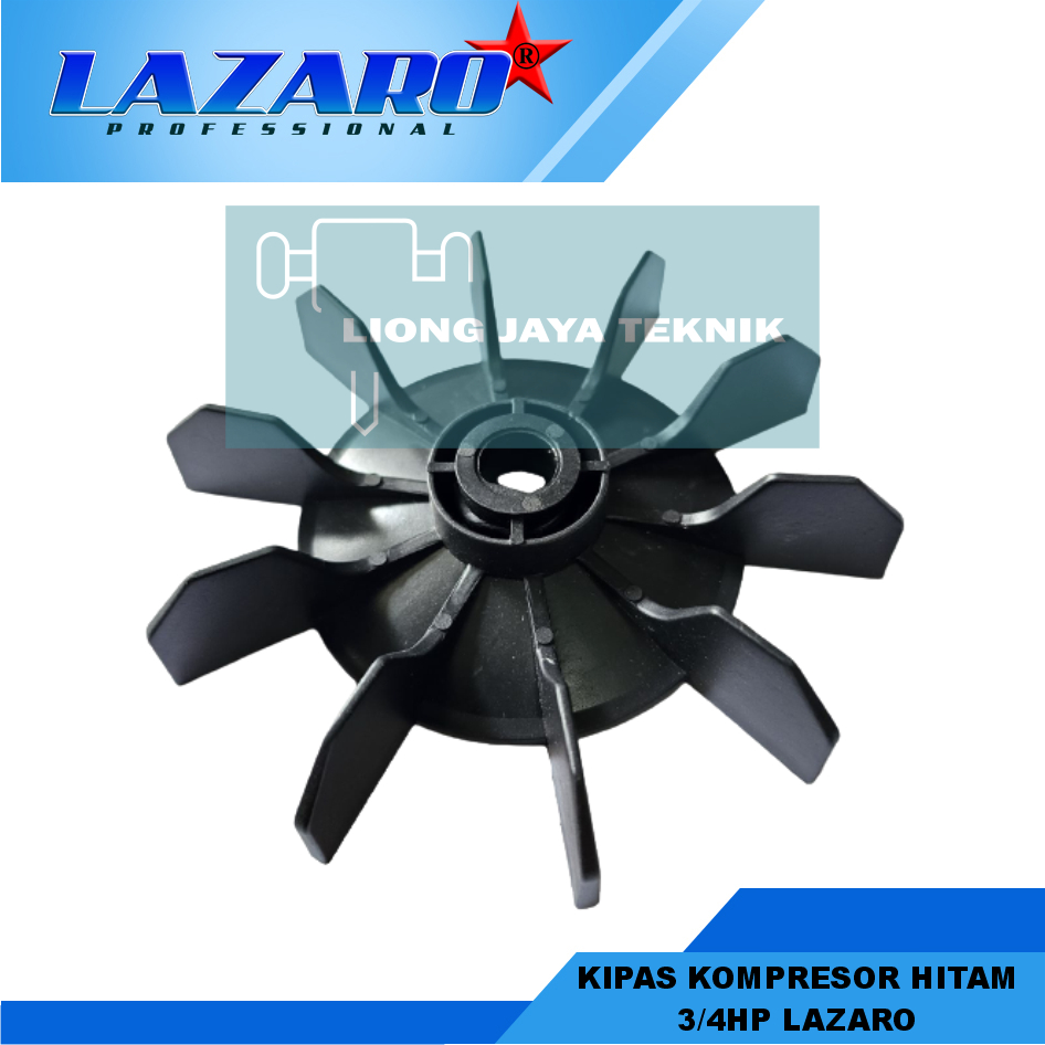 HITAM Lazaro 3/4HP Black Compressor Fan | Shopee Philippines