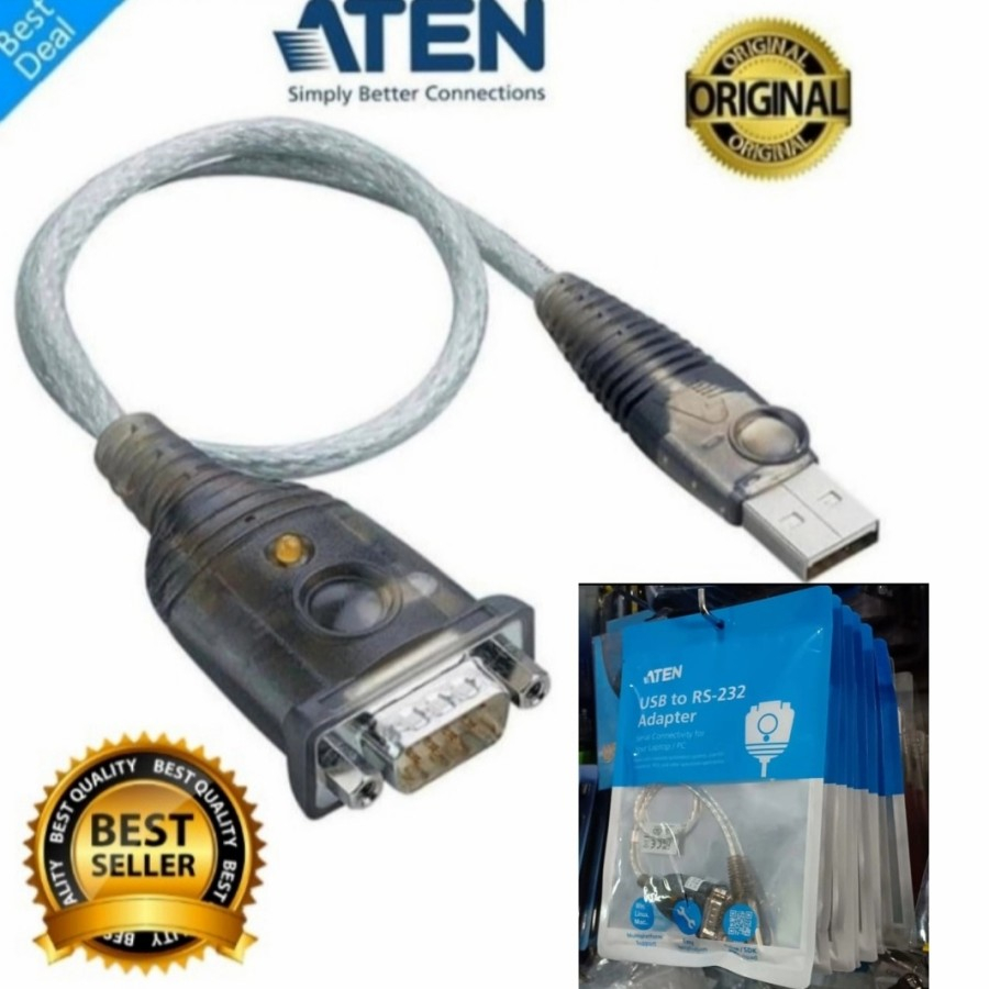 Aten UC-232A Converter USB to Serial/RS232,UC232A DB9 Official Original ...