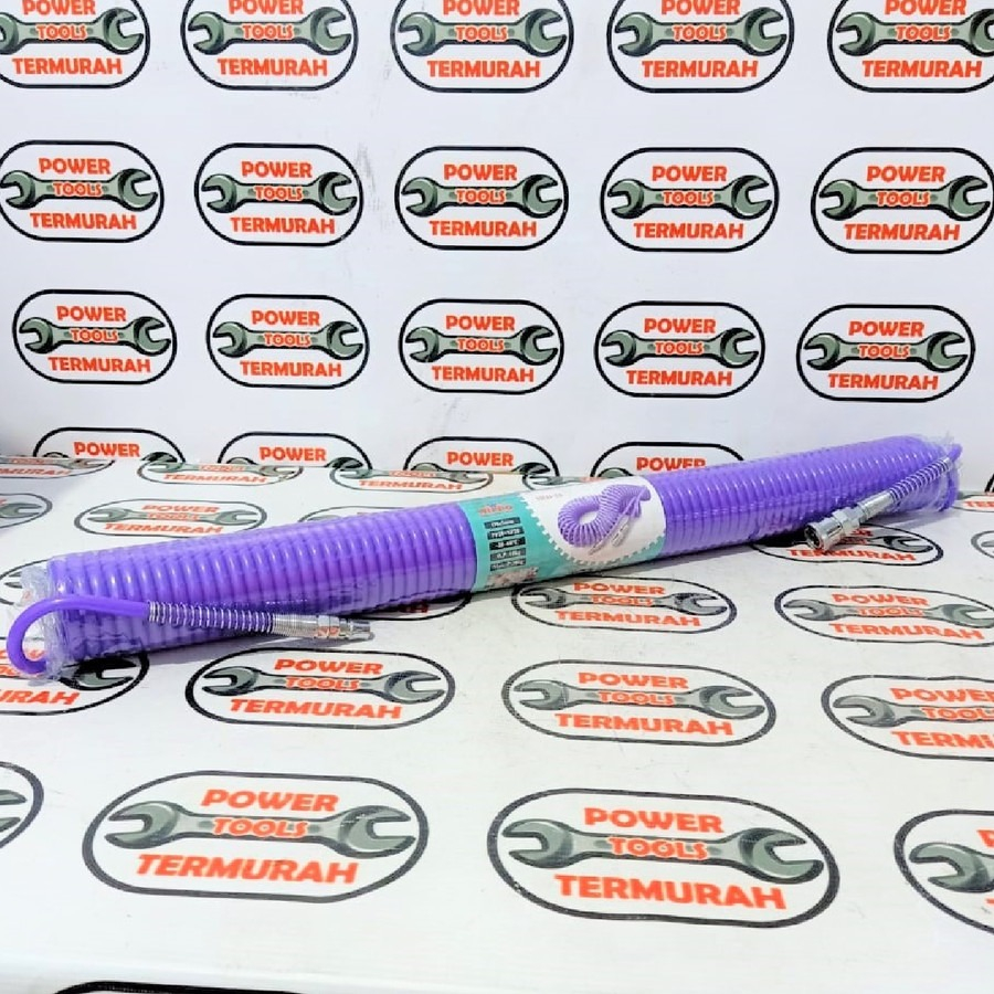 Recoil Hose 15 Meters Spiral Spring Air Compressor Compressor | Shopee ...