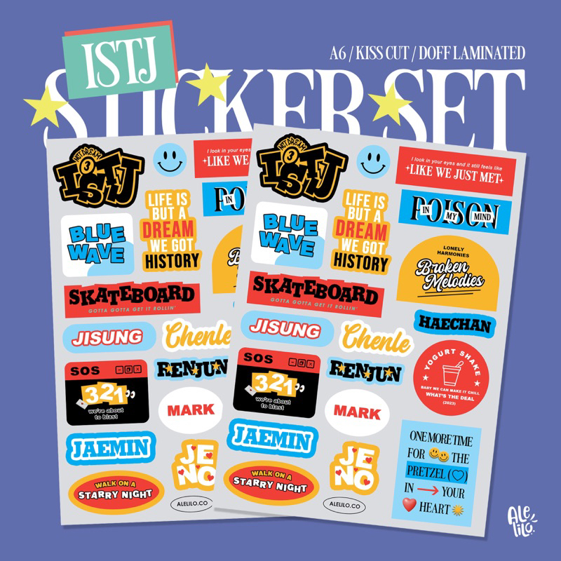 Nct DREAM ISTJ STICKER SET | Shopee Philippines