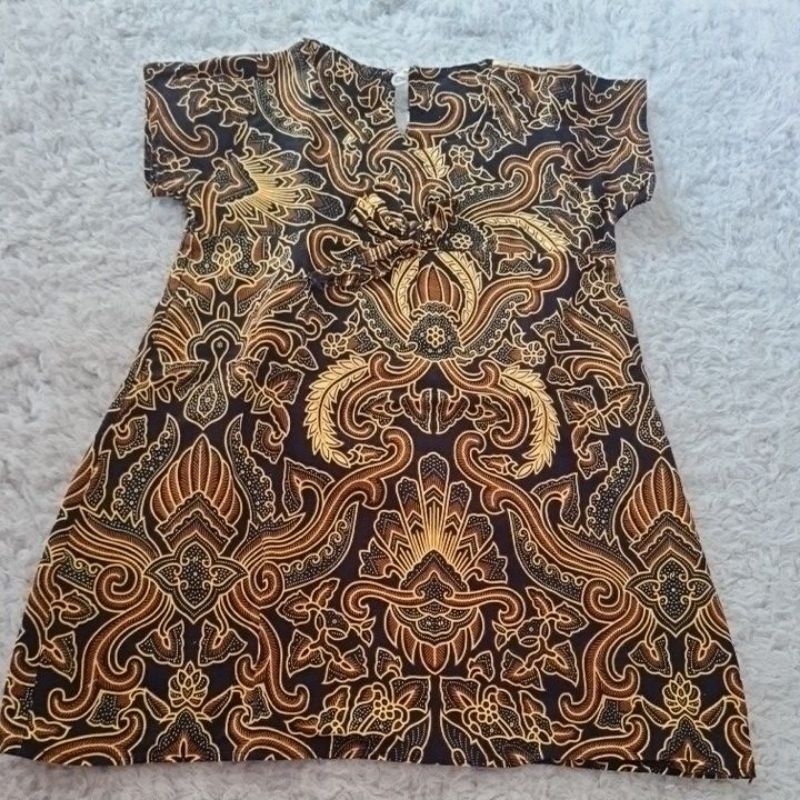 Baby Girl Batik Dress 1-2 years | Shopee Philippines